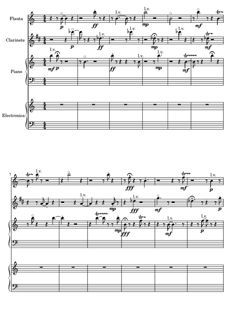MP MP MF MF MF P P 44 44 FF FF: L.V. Flauta L.V | PDF