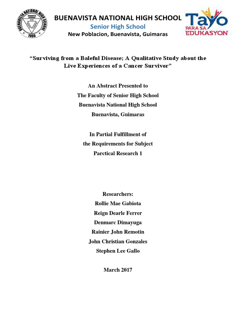 Acknowledgement For Research Study | PDF | Qualitative Research ...