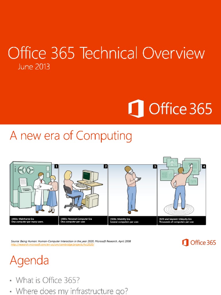 Office 365 Introduction and Technical Overview | PDF | Data Center ...