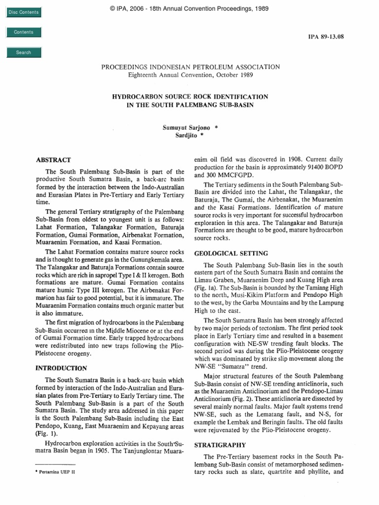 Hydrocarbon Source Rock Identification | PDF | Geological Formation ...