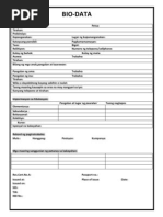 Biodata (Tagalog) | PDF