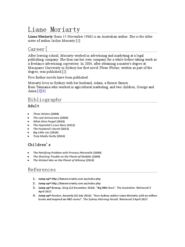 Liane Moriarty | PDF