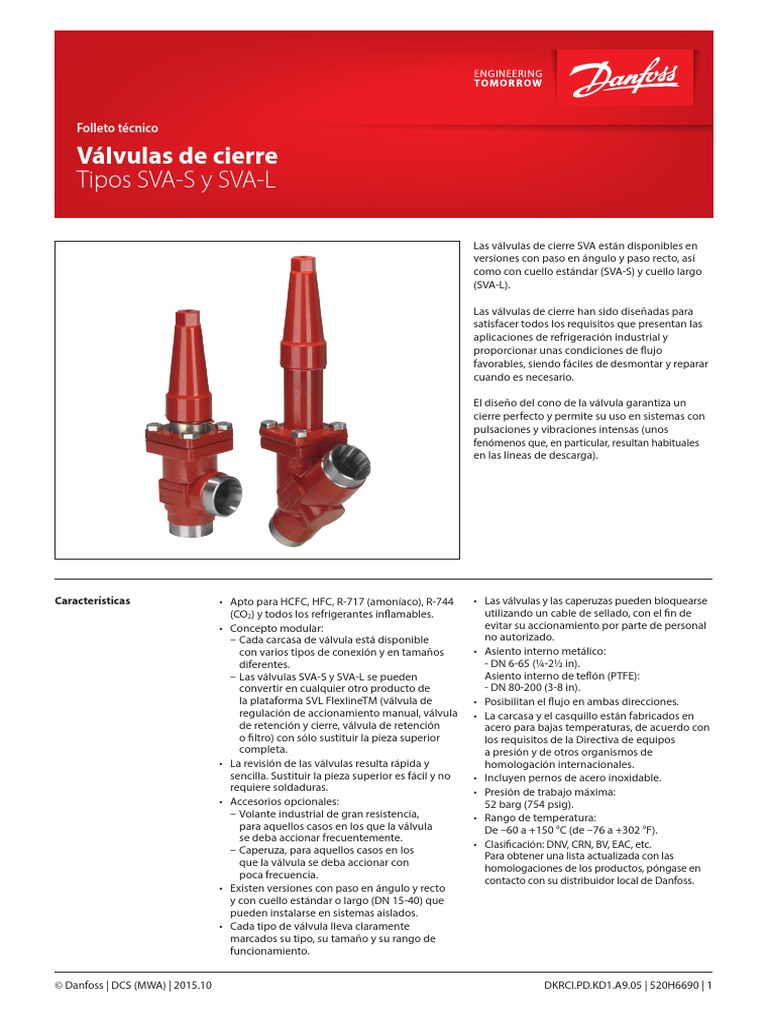 Sva (S L) 6 200 Valvulas Paso | PDF | Acero | Materiales