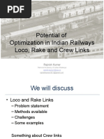 RFL (I) CCOS Timetable Planning Rules 2025 | PDF | Train | Rail Transport