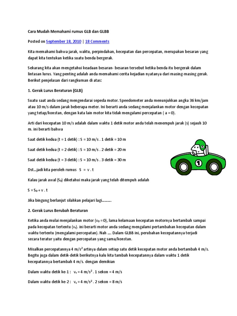 Cara Mudah Memahami Rumus GLB Dan | PDF