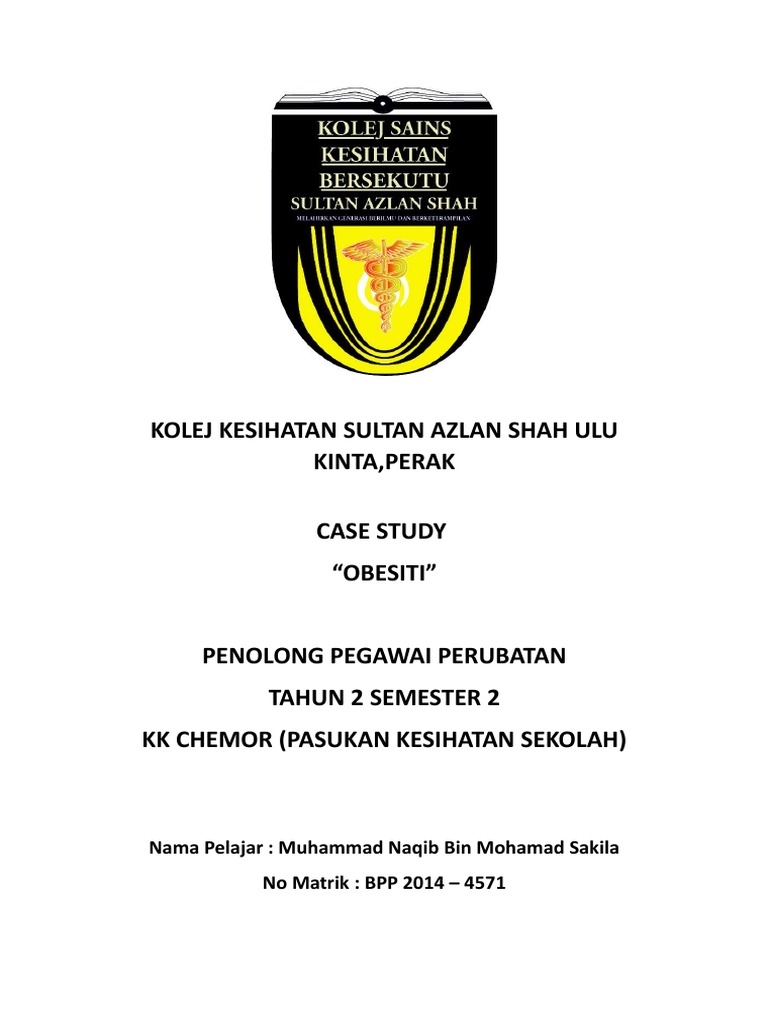 Case Study Obesity | PDF