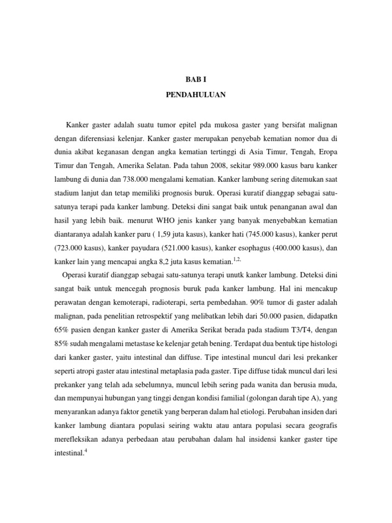 Makalah CA Gaster Ting | PDF