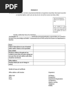 PAN Card Deactivation Affidavit | PDF