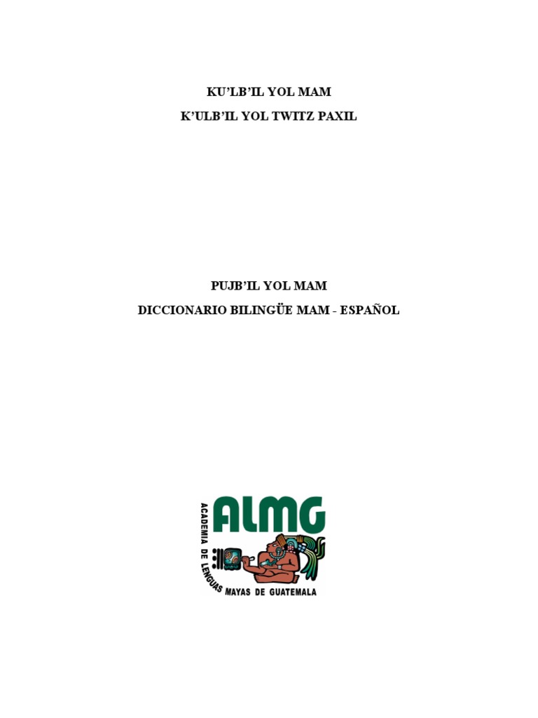 Diccionario Mam | PDF | Verbo | Léxico