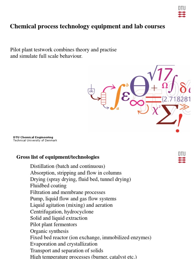 Process Technology Equipment and Courses1 | PDF | Distillation | Membrane