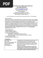 Honors American Lit Syllabus 2019-20 | PDF | Reading Comprehension ...