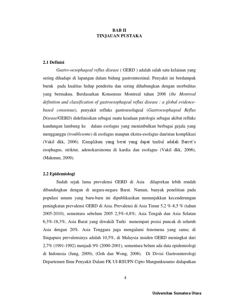 Kuesioner GERD: Definisi dan Diagnosa | PDF