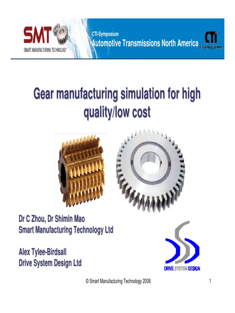 Gear Manufacturing Process | Gear | Simulation