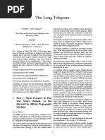 George Kennan's 1946 Long Telegram | PDF | Soviet Union | World Politics