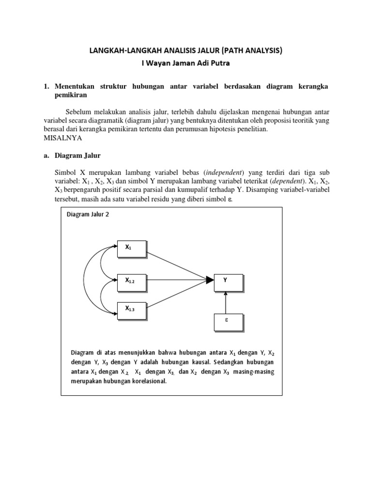 Langkah Langkah Analisis Jalur3 | PDF