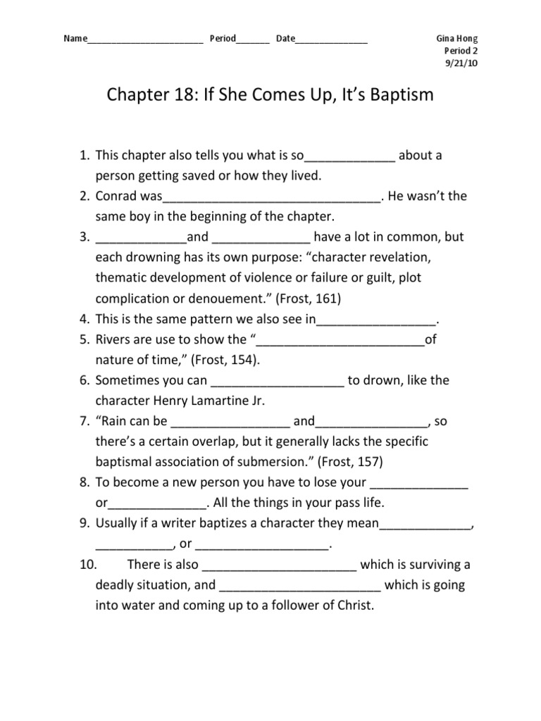 Chapter 18 Questions | PDF