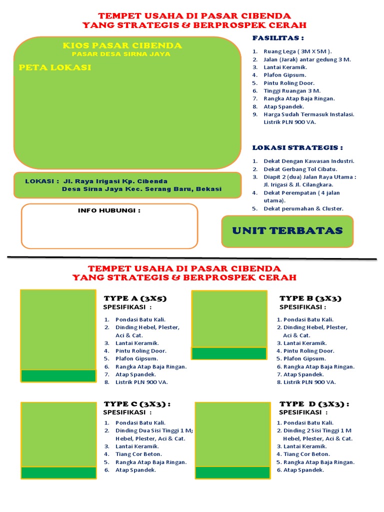 Brosur Kios Pasar | PDF