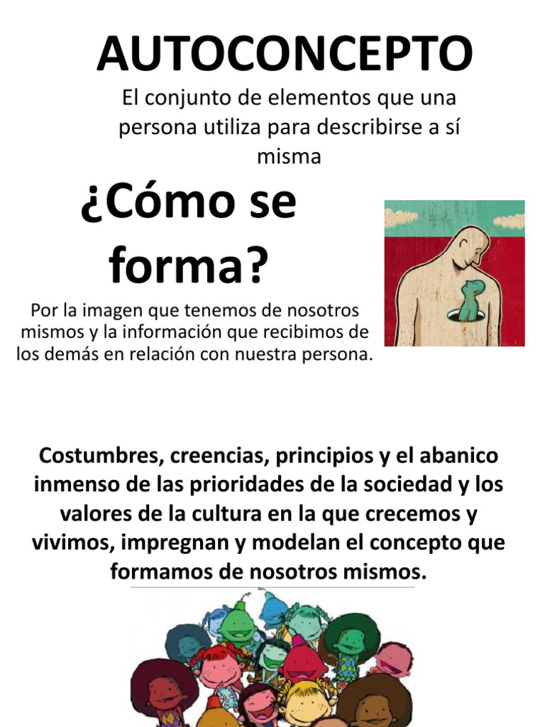 AUTOCONCEPTO | PDF | Sociedad | Conceptos psicologicos