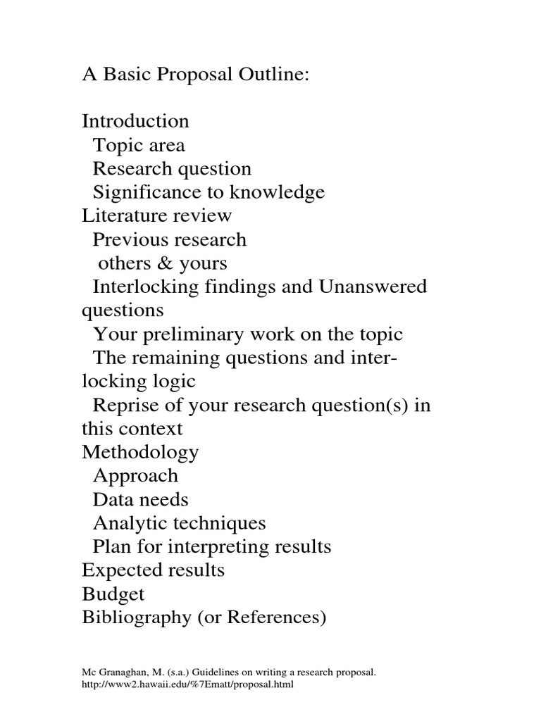 Bibliography (Or References) : MC Granaghan, M. (S.a.) Guidelines On ...