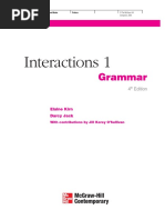 Interactions 1 Listening and Speaking | PDF