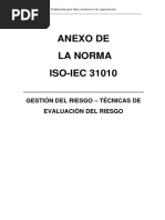 Técnicas de Evaluación de Riesgos ISO 31010 | PDF | Análisis de Riesgo ...