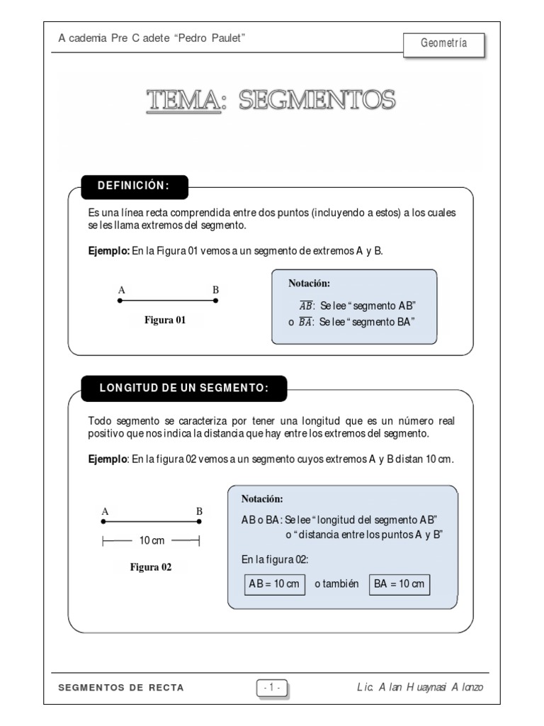 PRACTICA DE SEGMENTOS Covenas PDF | PDF | Notación musical | Línea (geometría)