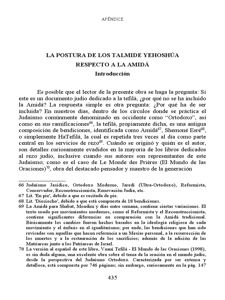 Origen Histórico de la Amidá Judía | PDF | Judaísmo Haredi | Talmud