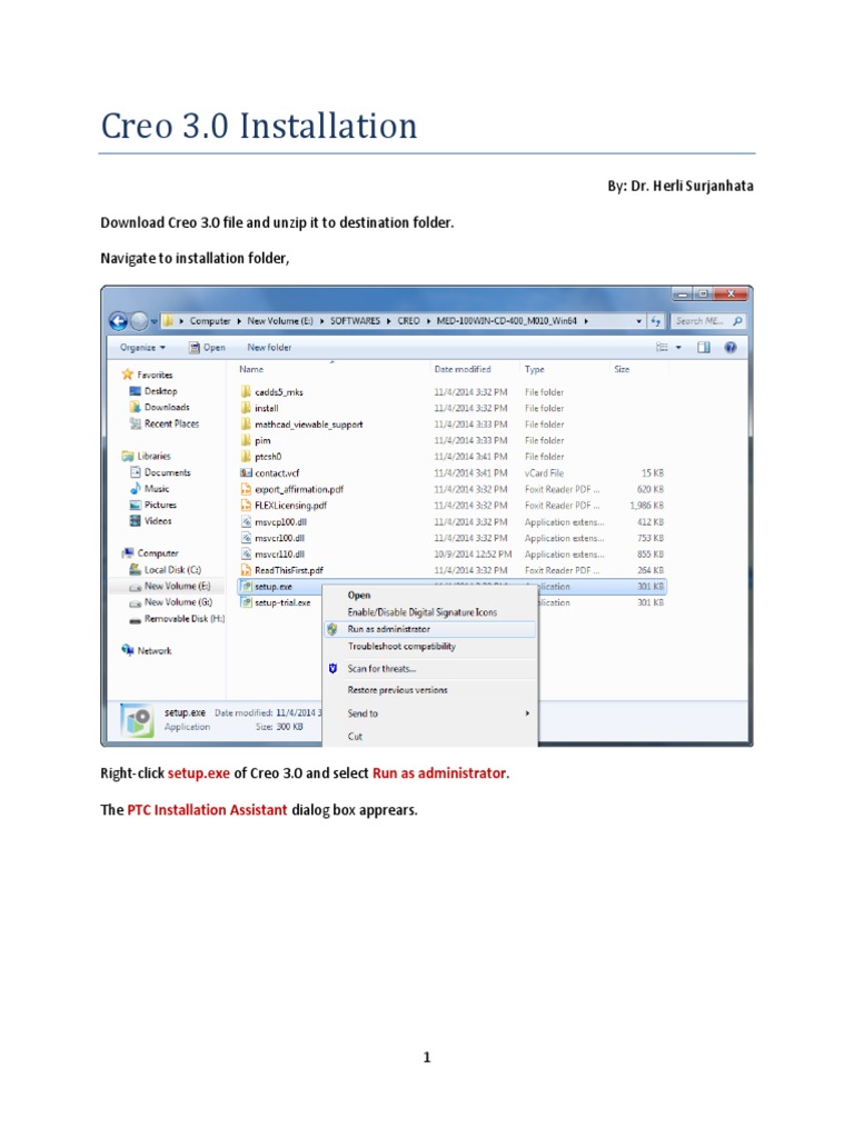 Creo 3.0 Installation - 0 | PDF