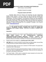 Circular - TNSCST - Student Proejct Proposals 2025 | PDF