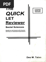 Social Studies LET Reviewer Guide | PDF | Evaluation | Science