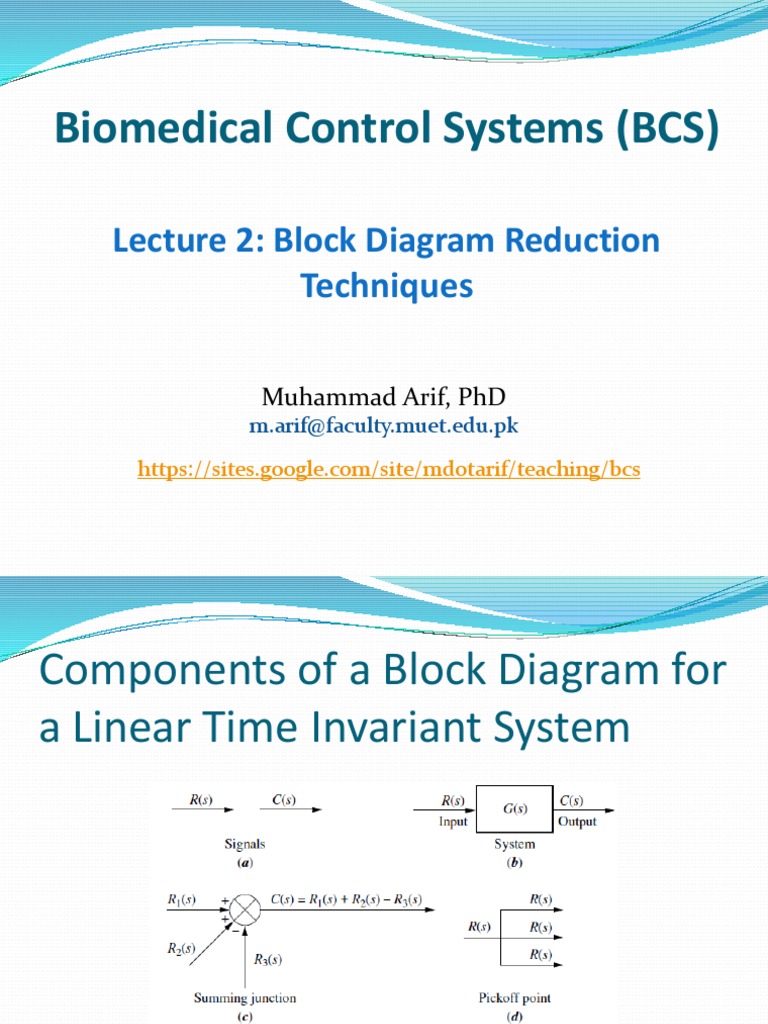 Block Diagram Reduction Techniques | PDF | Control Theory | Feedback