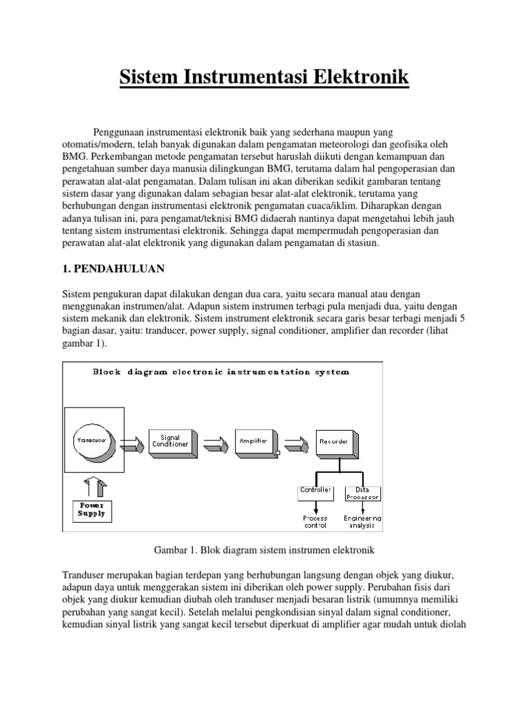 Sistem Instrumentasi Elektronik | PDF | Sains & Matematika | Komputer