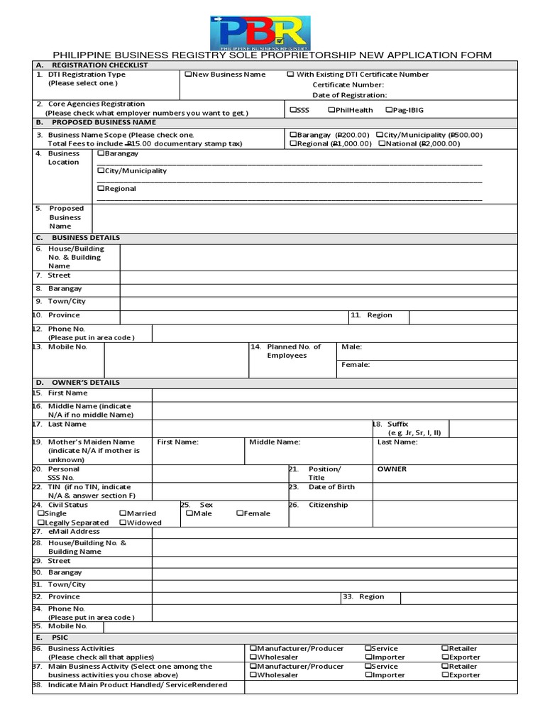Dti Application Form PDF | PDF | Law