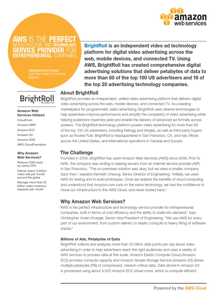 1166.AWS Case Study EC2 and S3 | PDF | Amazon Web Services | Cloud ...