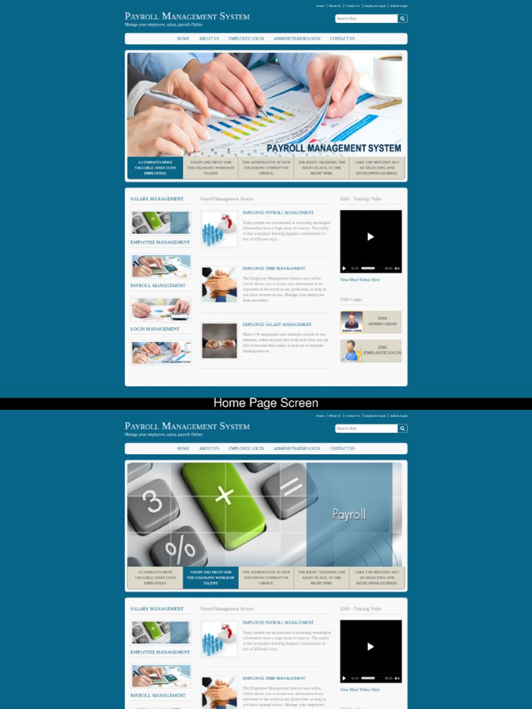 Java, JSP and MySQL Project On Employee Payroll System | PDF