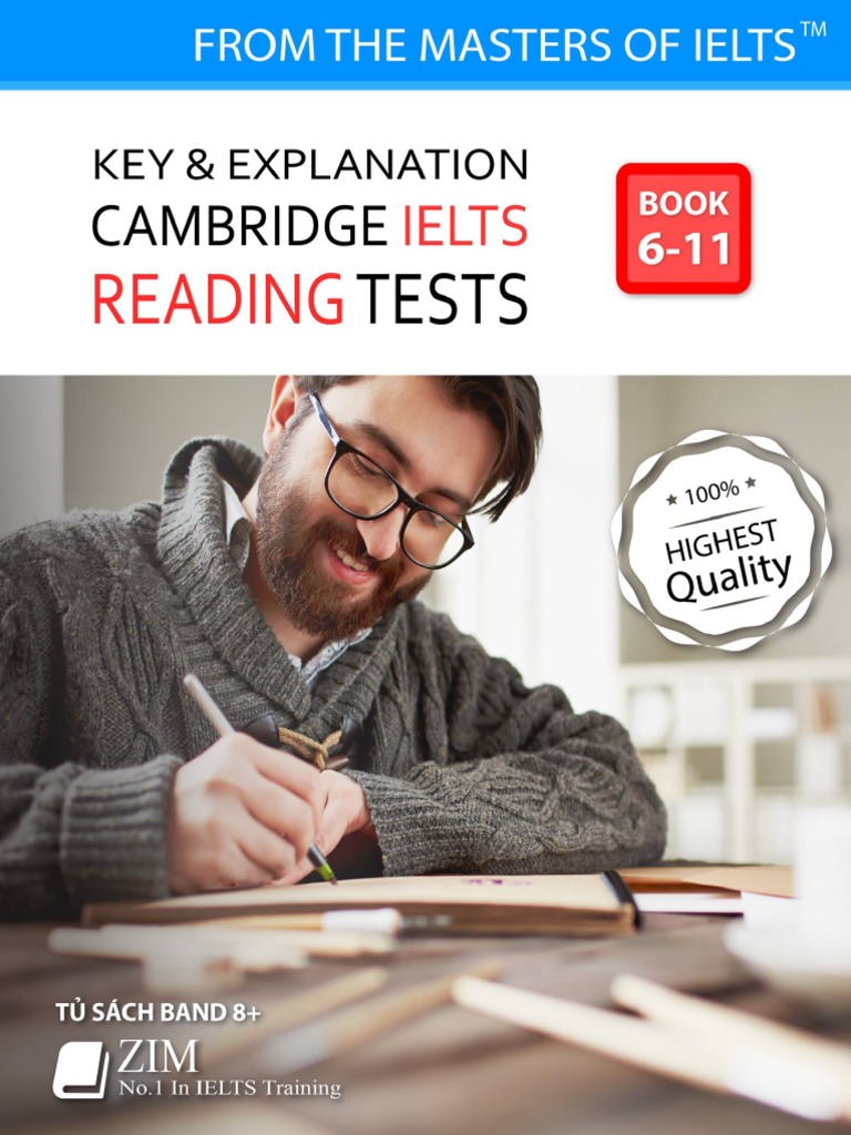 Key and Explanation For Cambridge IELTS Reading Tests - ZIM - VN PDF | PDF