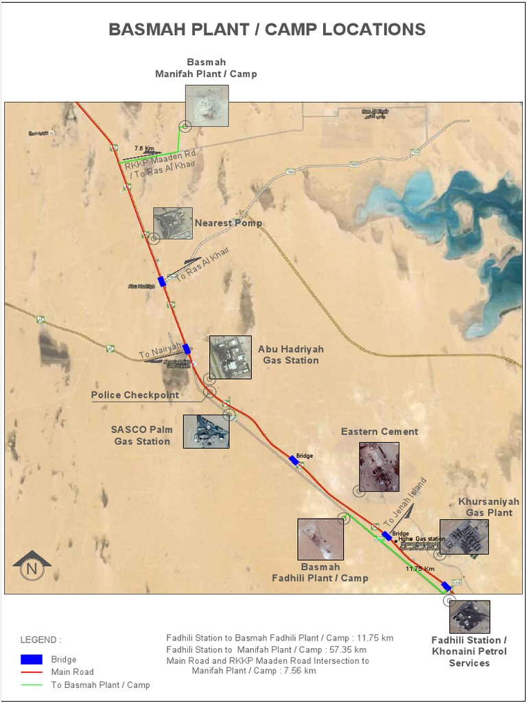 Basmah Batch Plant Locations Fadhili and Manifah - 1 | PDF | Transport ...