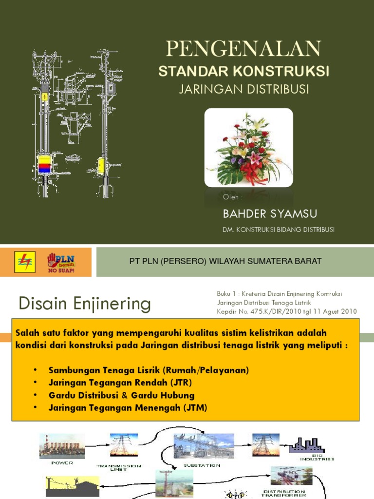 Standar Konstruksi Jaringan Distribusi (Utama) | PDF | Teknologi & Rekayasa