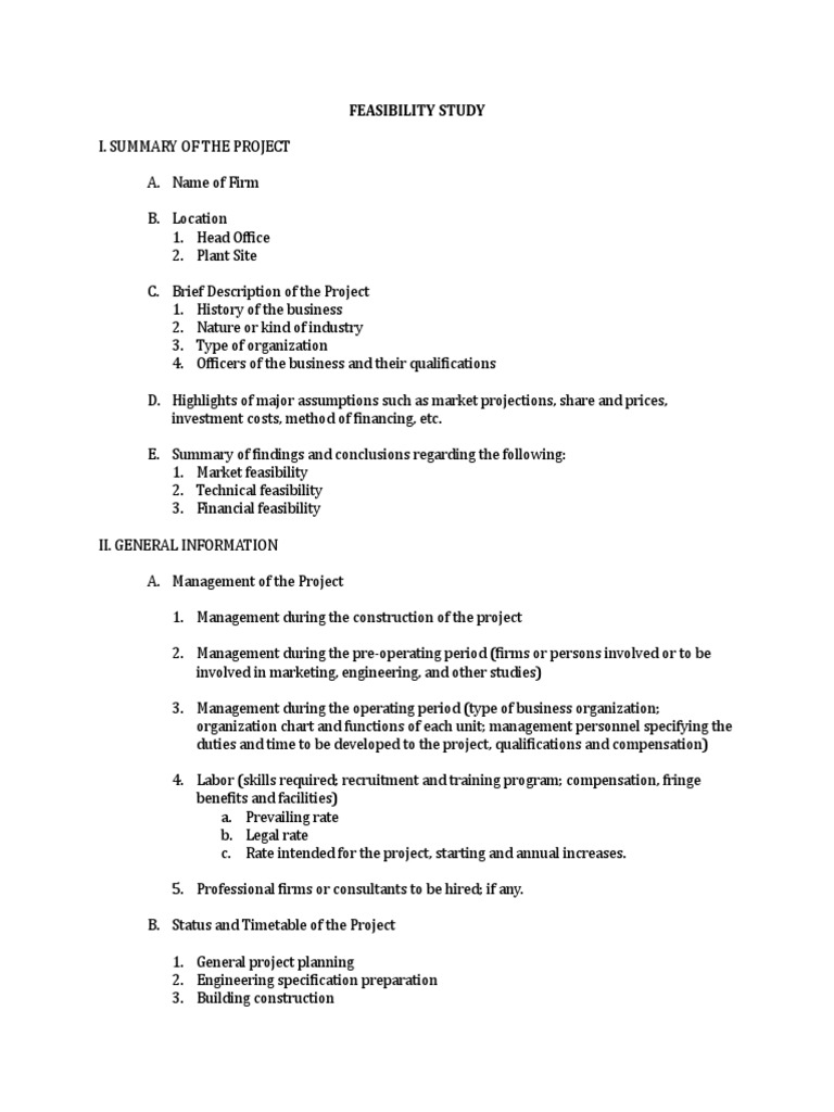 Feasibility Study | PDF | Expense | Cost Of Goods Sold