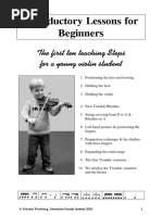 Suzuki Violin 12-Week Lesson Plan KC-MMTC | PDF | Violin | Music Education