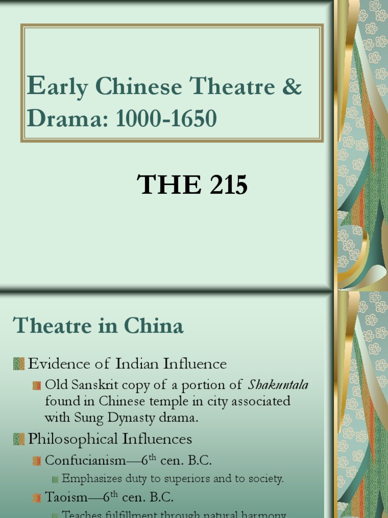 Chinese Theatre | PDF | Theatre | Dances