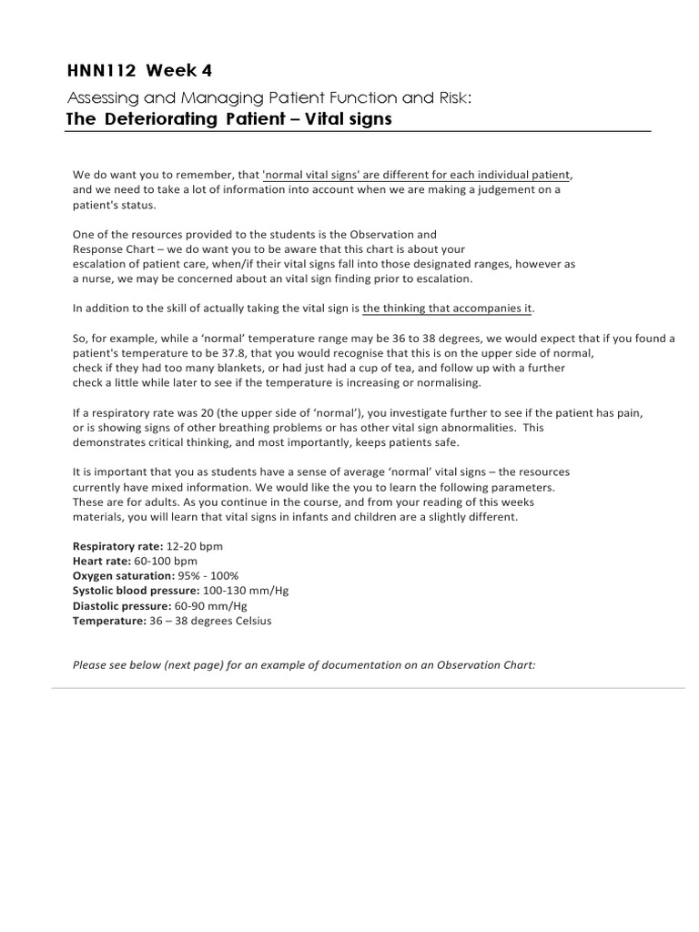 Normal Ranges Vital Signs 2017 | PDF | Blood Pressure | Diseases And ...