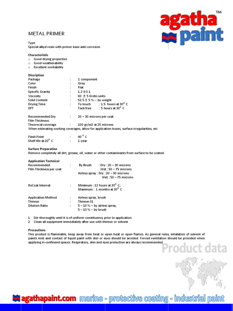 Metal Primer | PDF | Procedural Knowledge | Paint