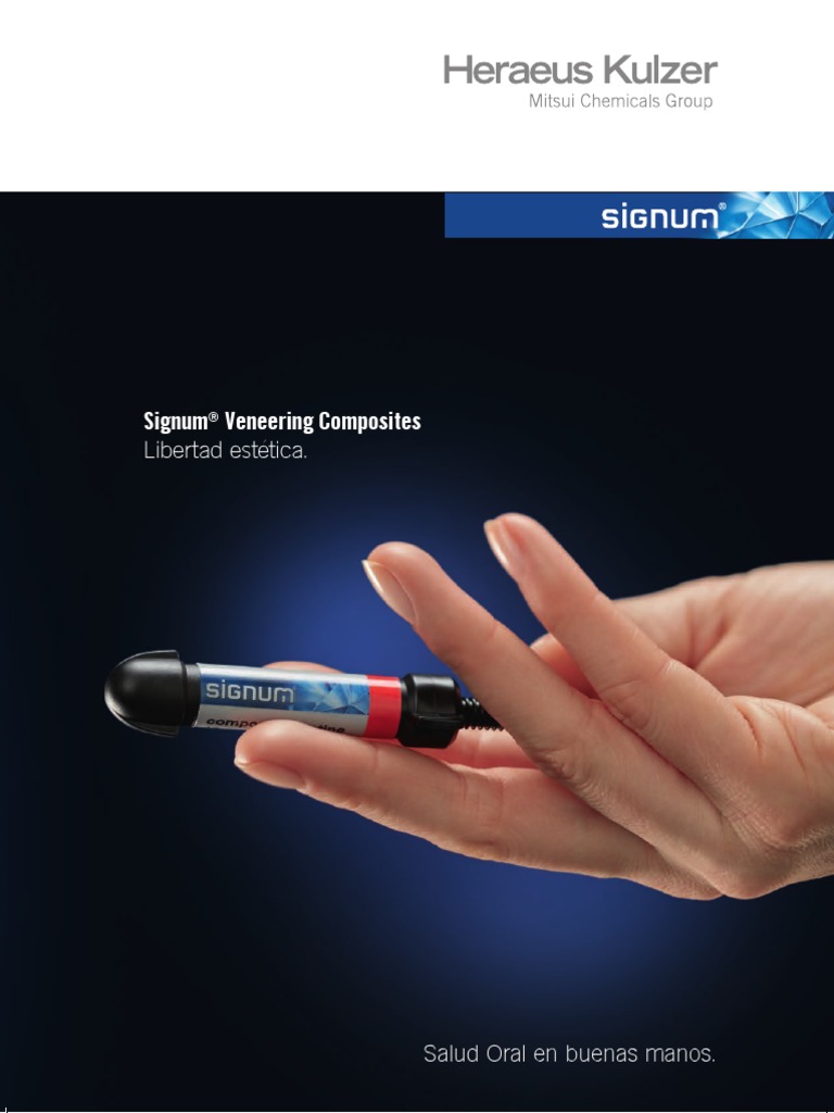 SIGNUM Composites Productinfo ES | PDF | Compuesto Dental | Ingeniería ...