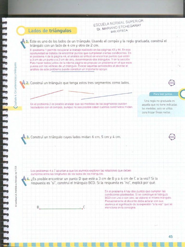 Los Matematicos de 5 (Triangulos y Cuadrilateros) PDF | PDF