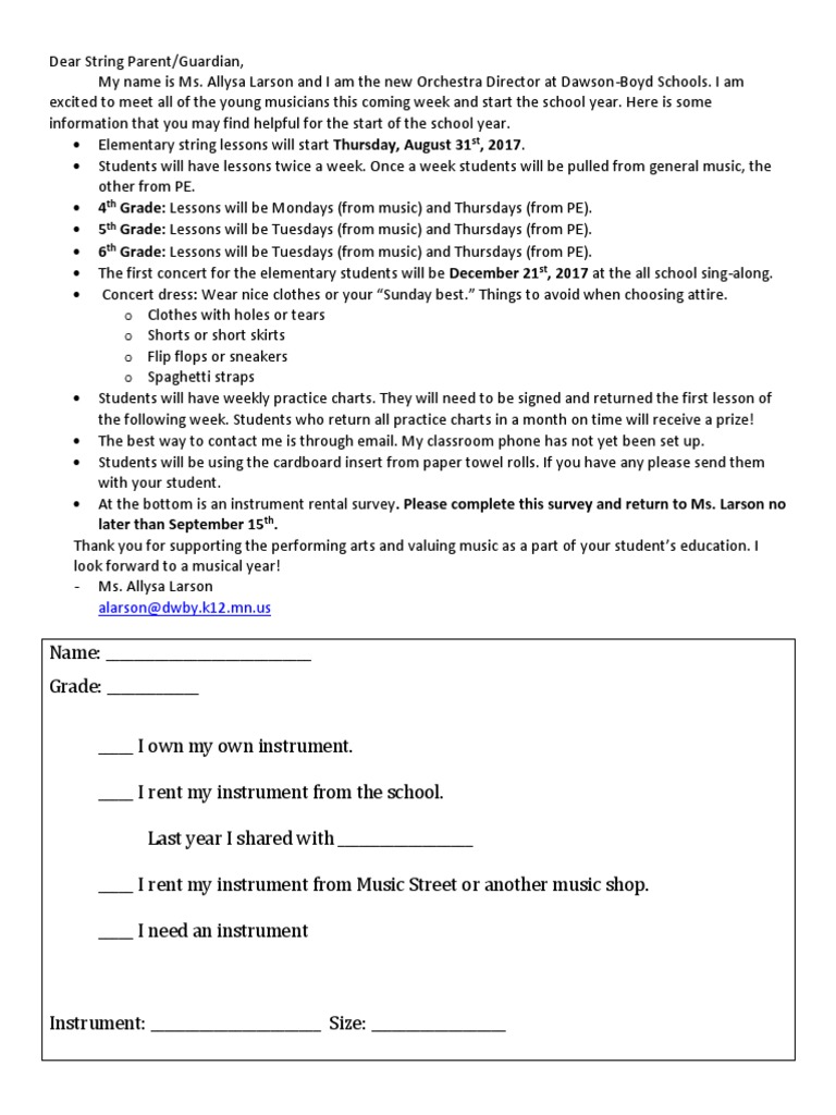 Elementary Letter | PDF