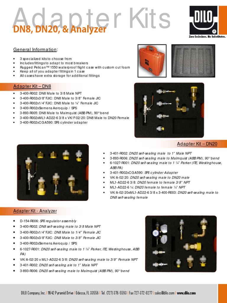 DILO Adapter Kits | PDF