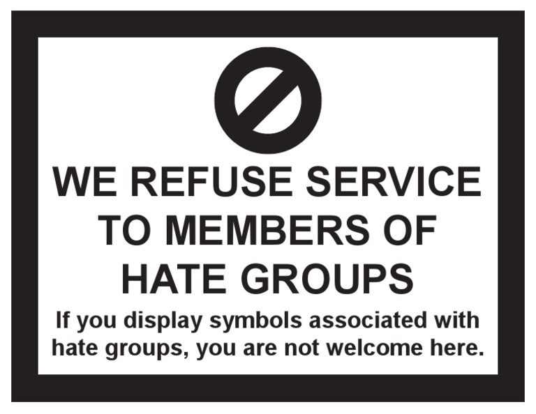 Refuse Service Sign | PDF