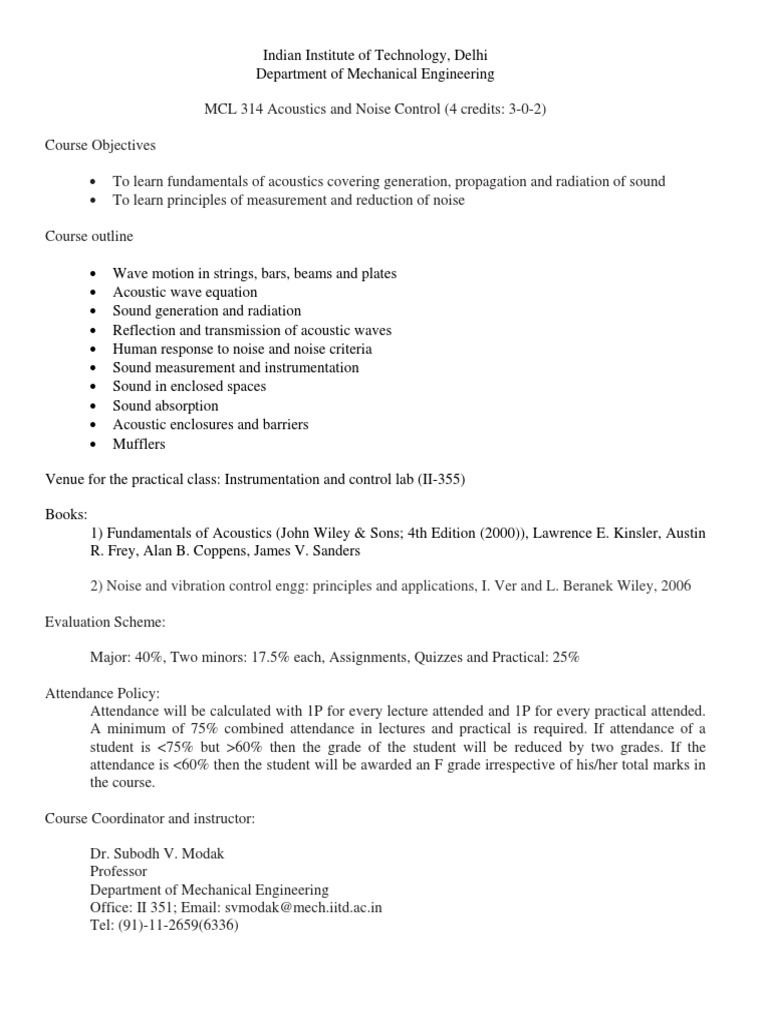 Course Information Sheet | PDF | Science & Mathematics