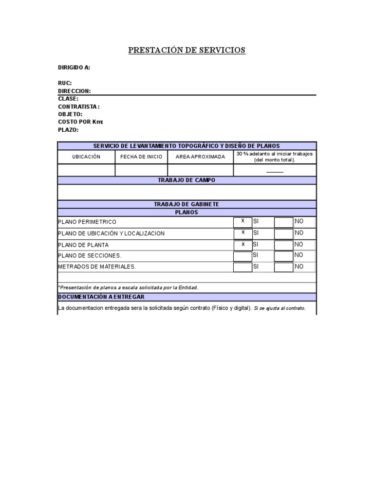 Modelo Proforma | PDF